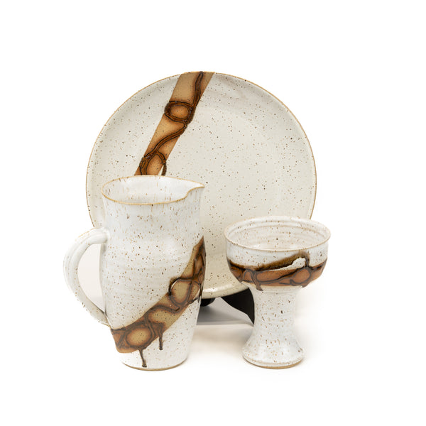 White Pine Communion Set | Sarah Sunshine Pottery